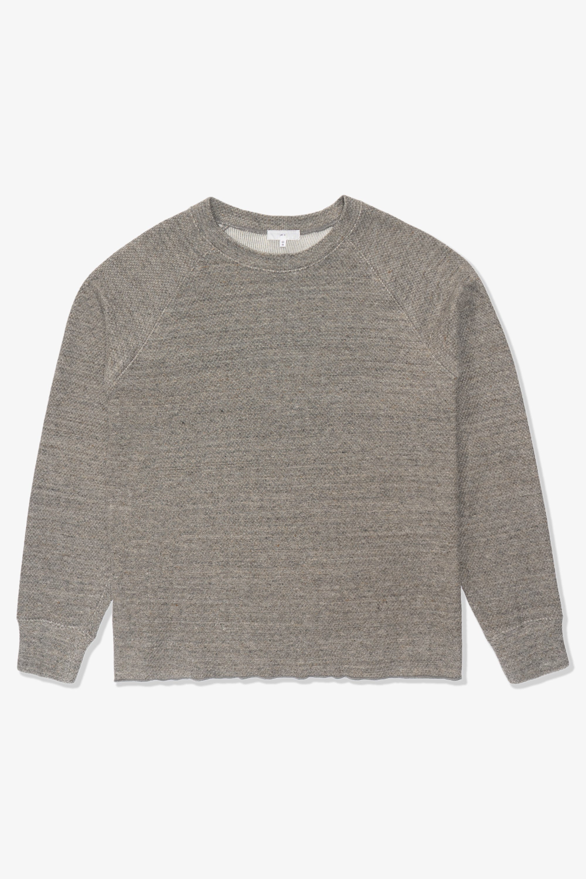 RAGLAN THERMAL - GREY MELANGE – LADY WHITE CO.